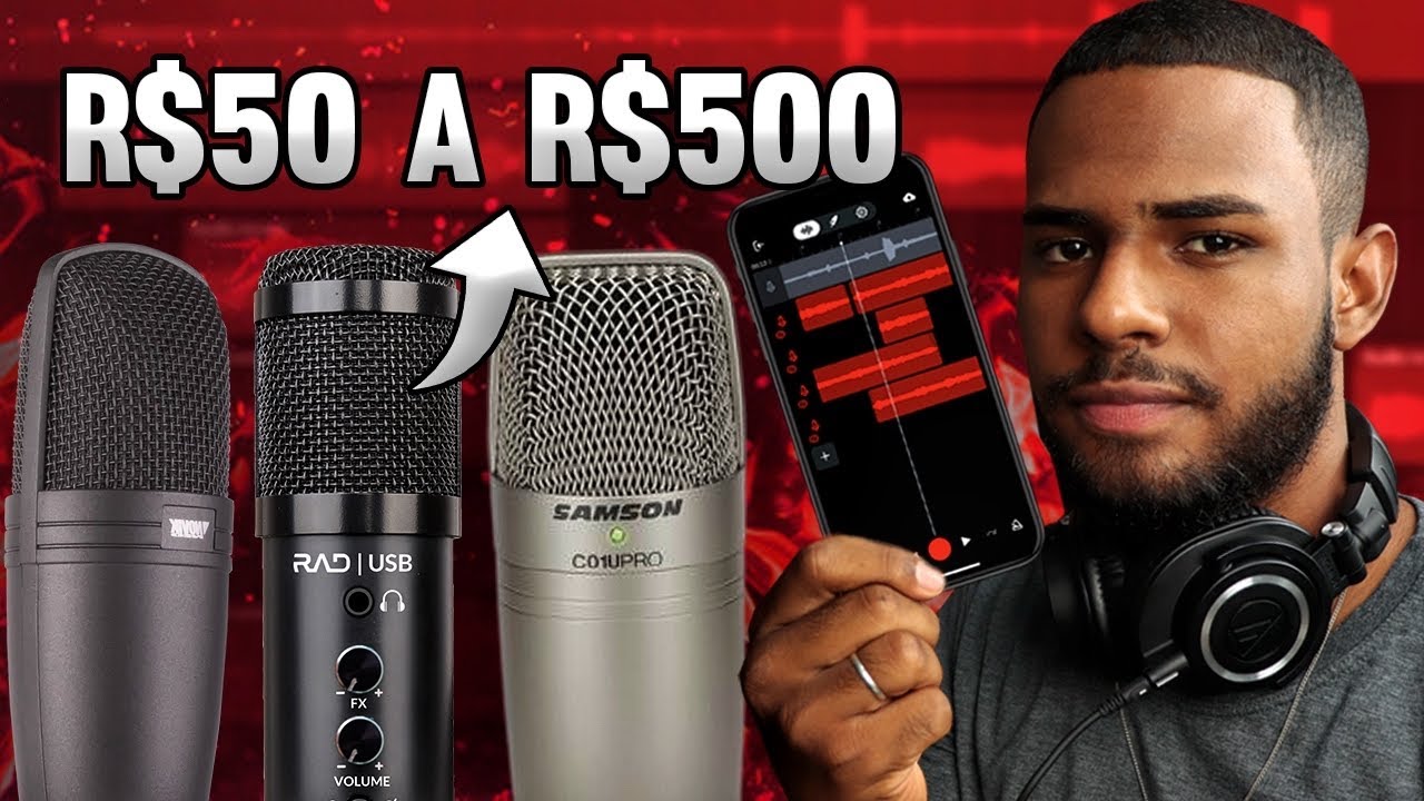 MELHORES MICROFONES PARA GRAVAR MUSICAS PELO CELULAR! - YouTube