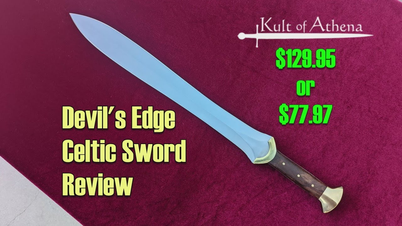 Sword Review - Devil's Edge Celtic Sword - YouTube