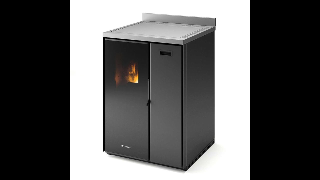 Guida pulizia ordinaria cucina Economica a pellet CS THERMOS - YouTube