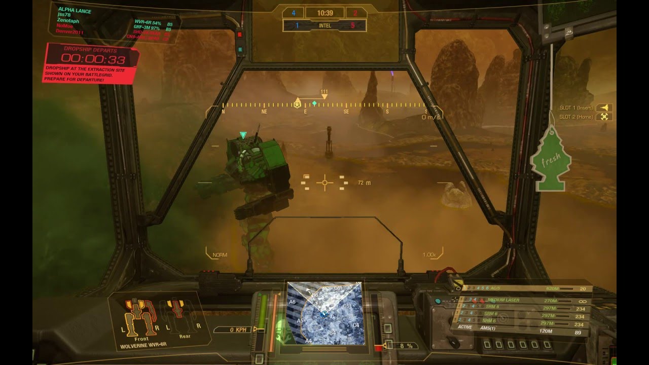 MWO: Wolverine WVR-6R scouting mission - YouTube