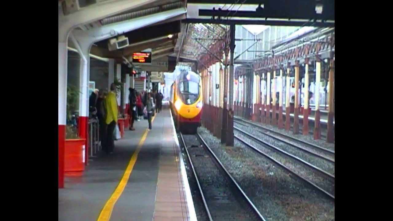 Virgin Trains Class 390, 390055, 1H65 At Crewe & Manchester Piccadilly ...
