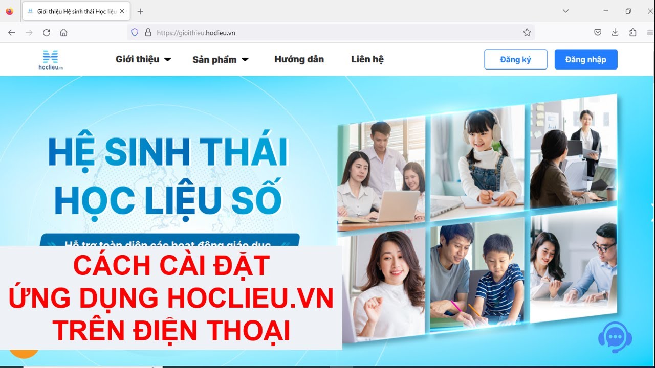 Cách tải và cài đặt ứng dụng Hoclieu.vn trên điện thoại - YouTube
