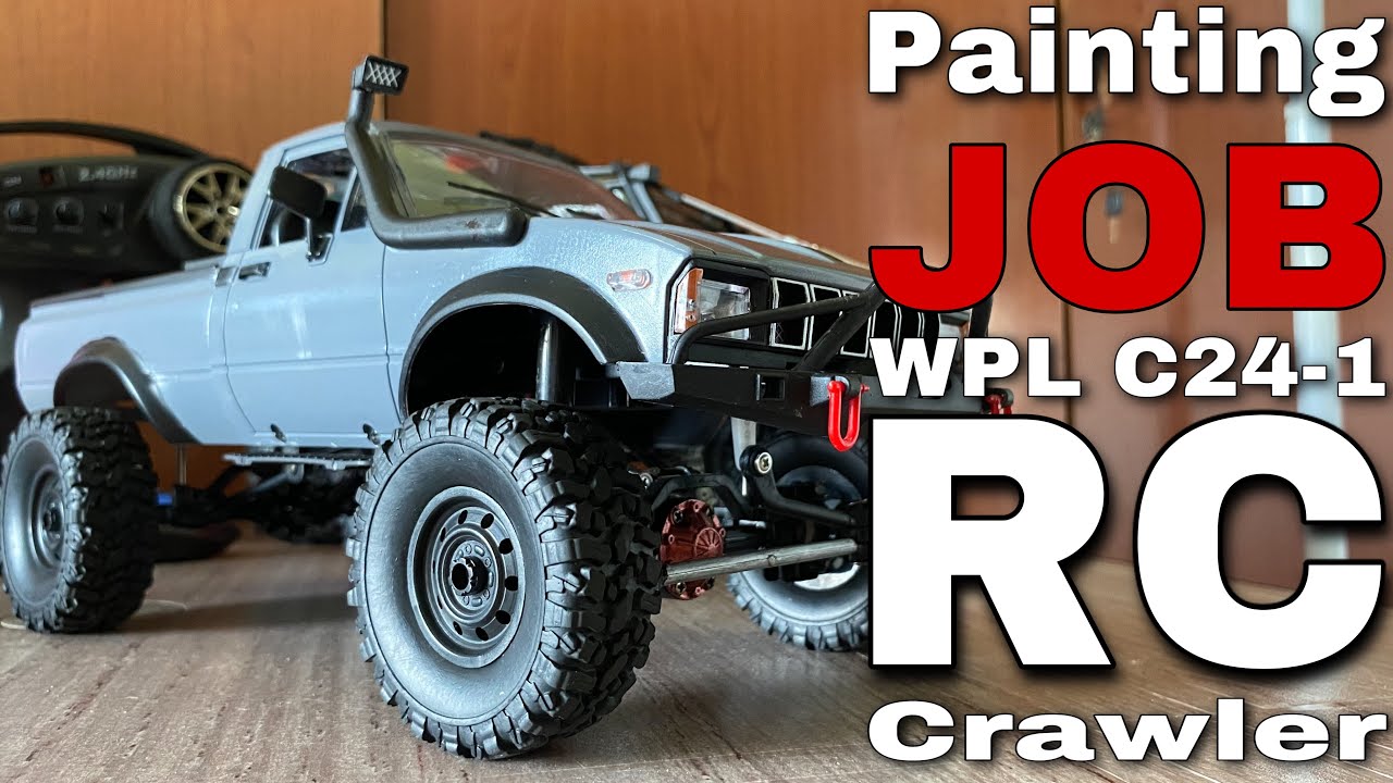 Painting Job || WPL C24-1 || RC Crawler - YouTube