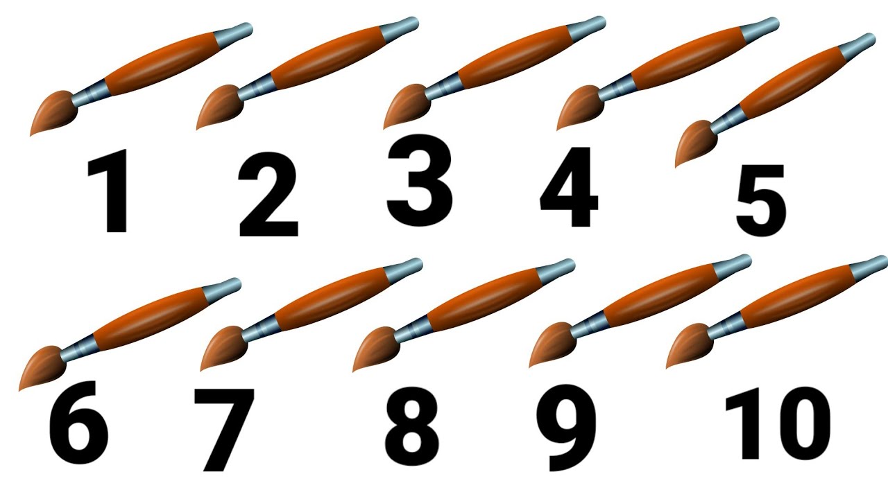 12345 rhyme, counting 1 to 10, 123456789 counting,kids learning - YouTube