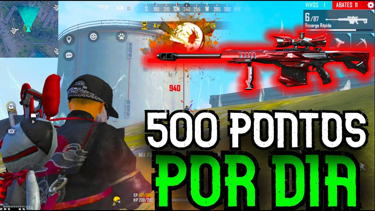 Pegando Pontos na Ranqueada . 500 pontos em um dia. - YouTube