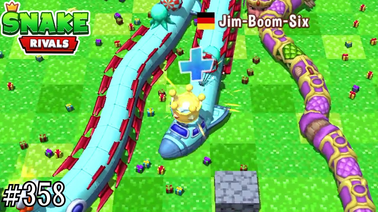 Snake Rivals | Intense Room | Space Shuttle Snake Gameplay | 43k Score ...