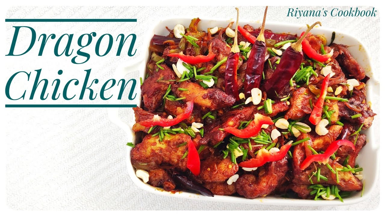 Dragon Chicken Recipe||Homemade Indo-Chinese Starter Dragon Chicken in ...