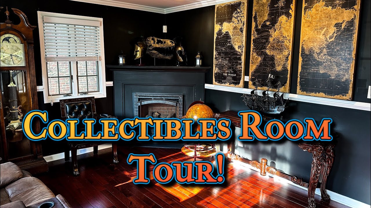Man Cave Collectibles Room Tour! - Dark Academia - YouTube