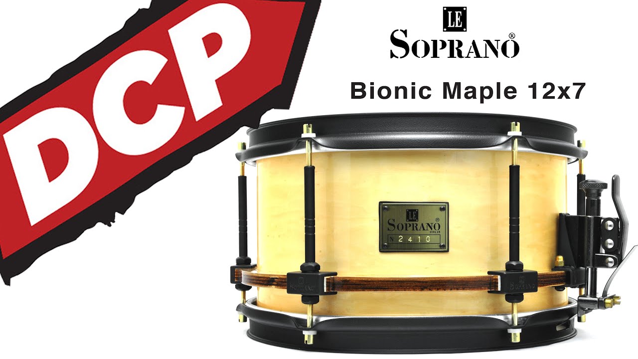DCP Review: Le Soprano Bionic Maple Snare Drum 12x7 - YouTube