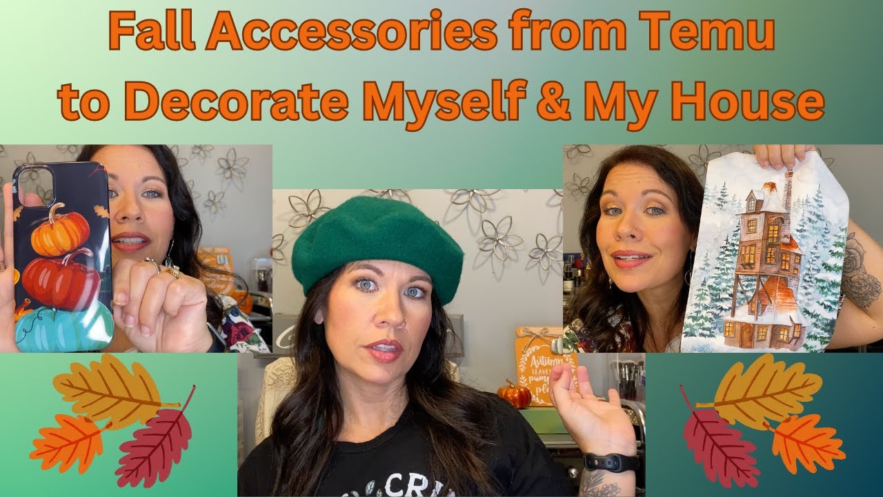 @temu Fall Accessories & Home Decor Haul | New Products To Decorate Me ...