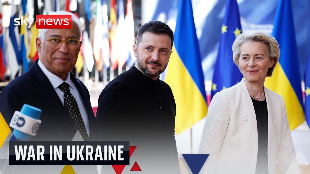EU leaders deliver news conference on Ukraine and defence - YouTube
