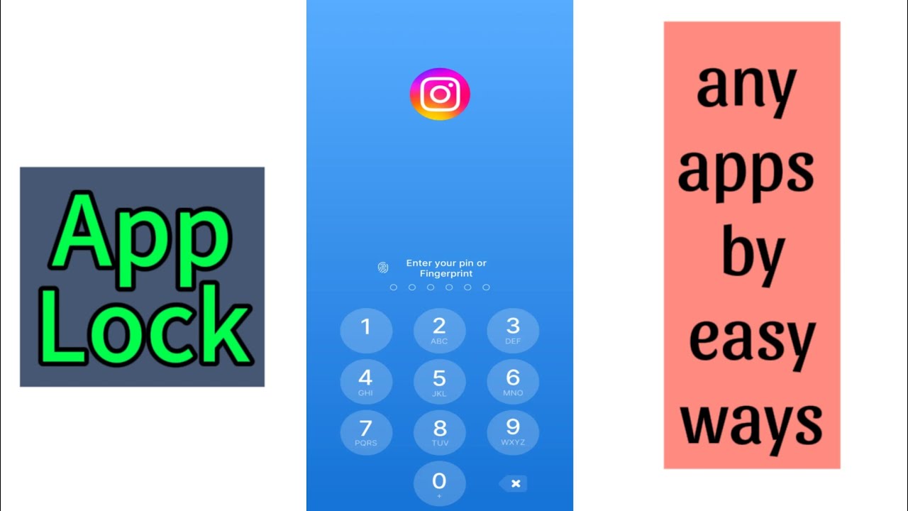 App lock in any phone.app lock setting. - YouTube