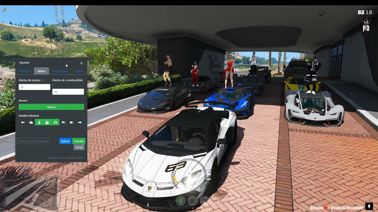 Velocímetro GTA V HOTLIFE RP | CAR HUD FIVEM | GTA 5 Roleplay | VEHICLE ...