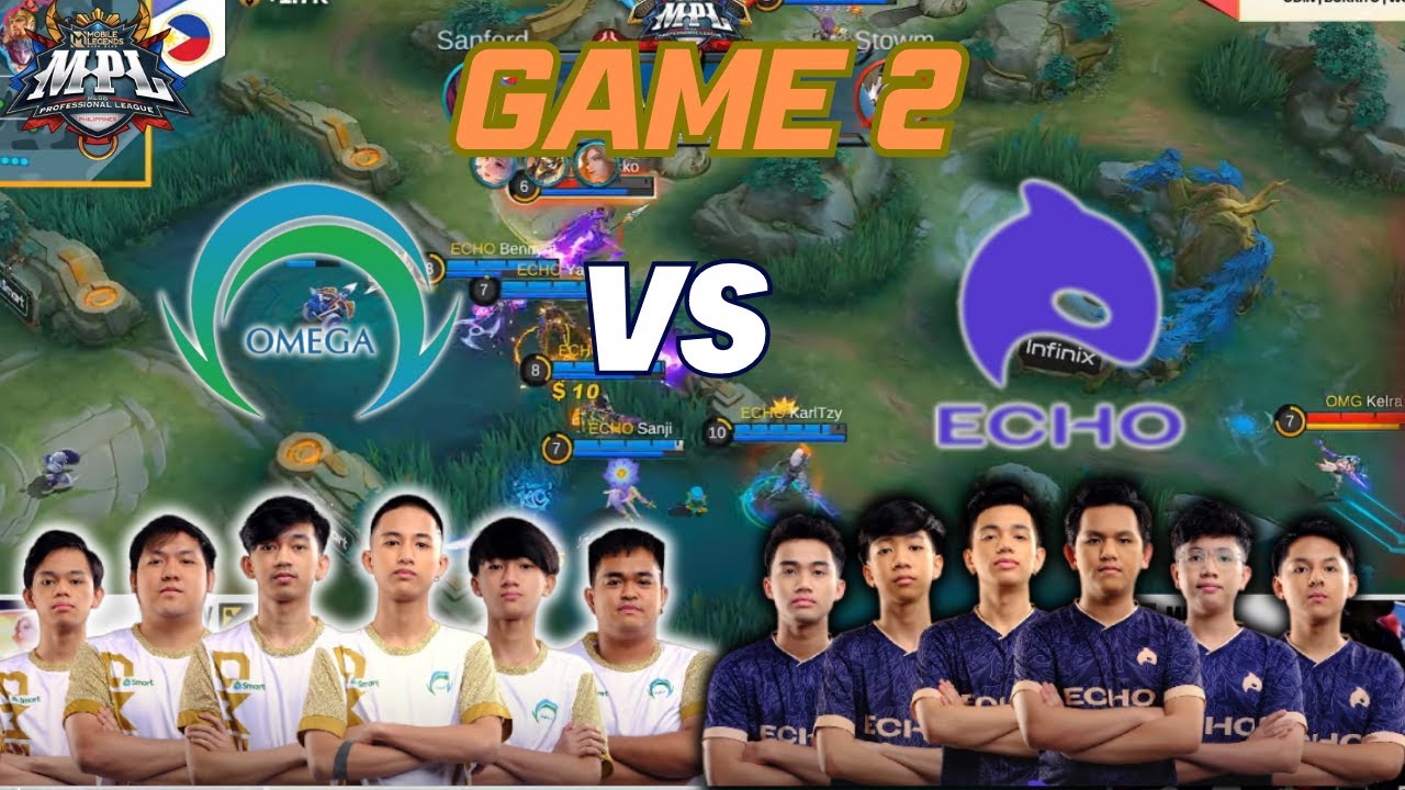 ECHO VS Omega Esports - Game 2 Highlights | MPL-PH S11 Week 8 Day 1 ...