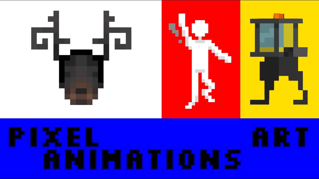 Pixel Art Animations - YouTube