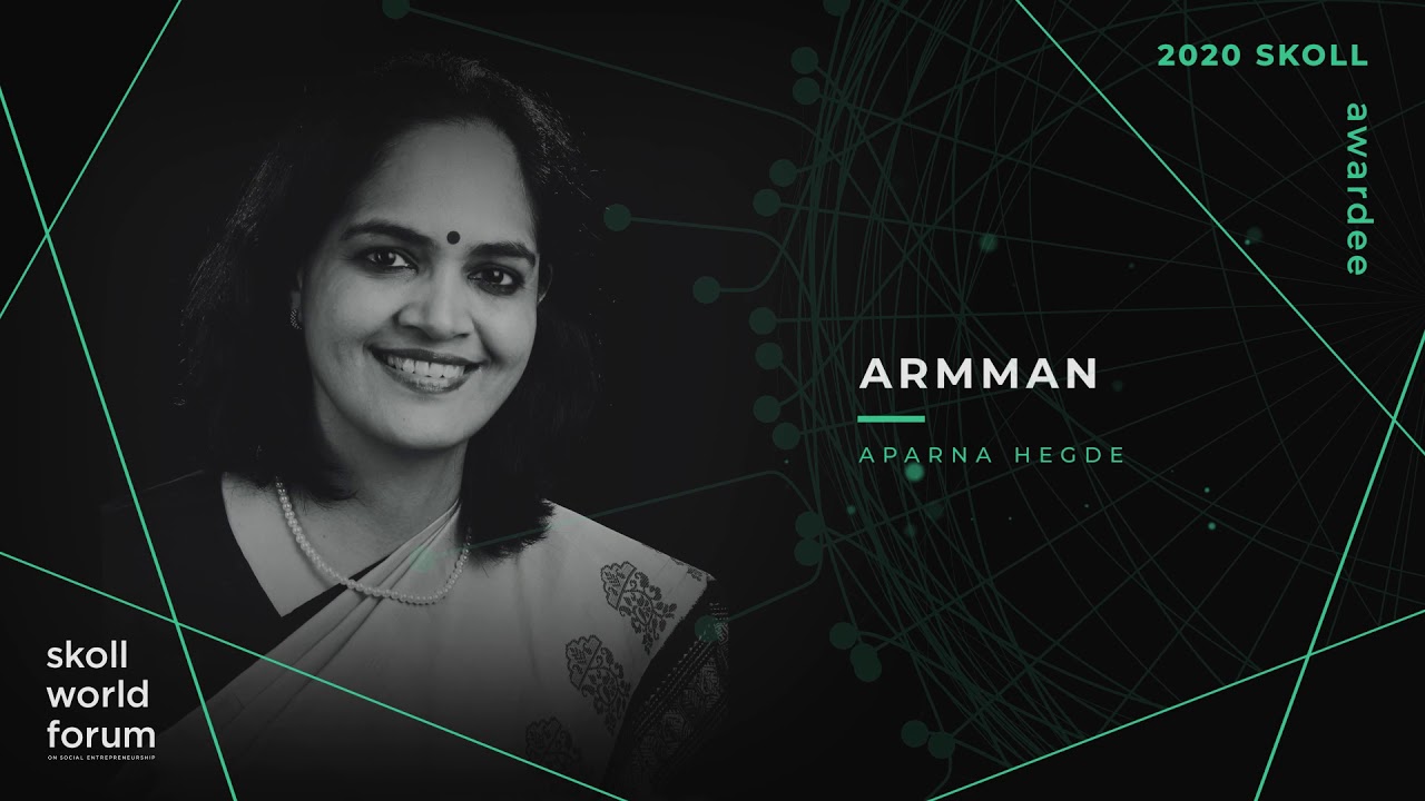 Dr. Aparna Hegde | Skoll Award 2020 Acceptance Speech | ARMMAN - YouTube