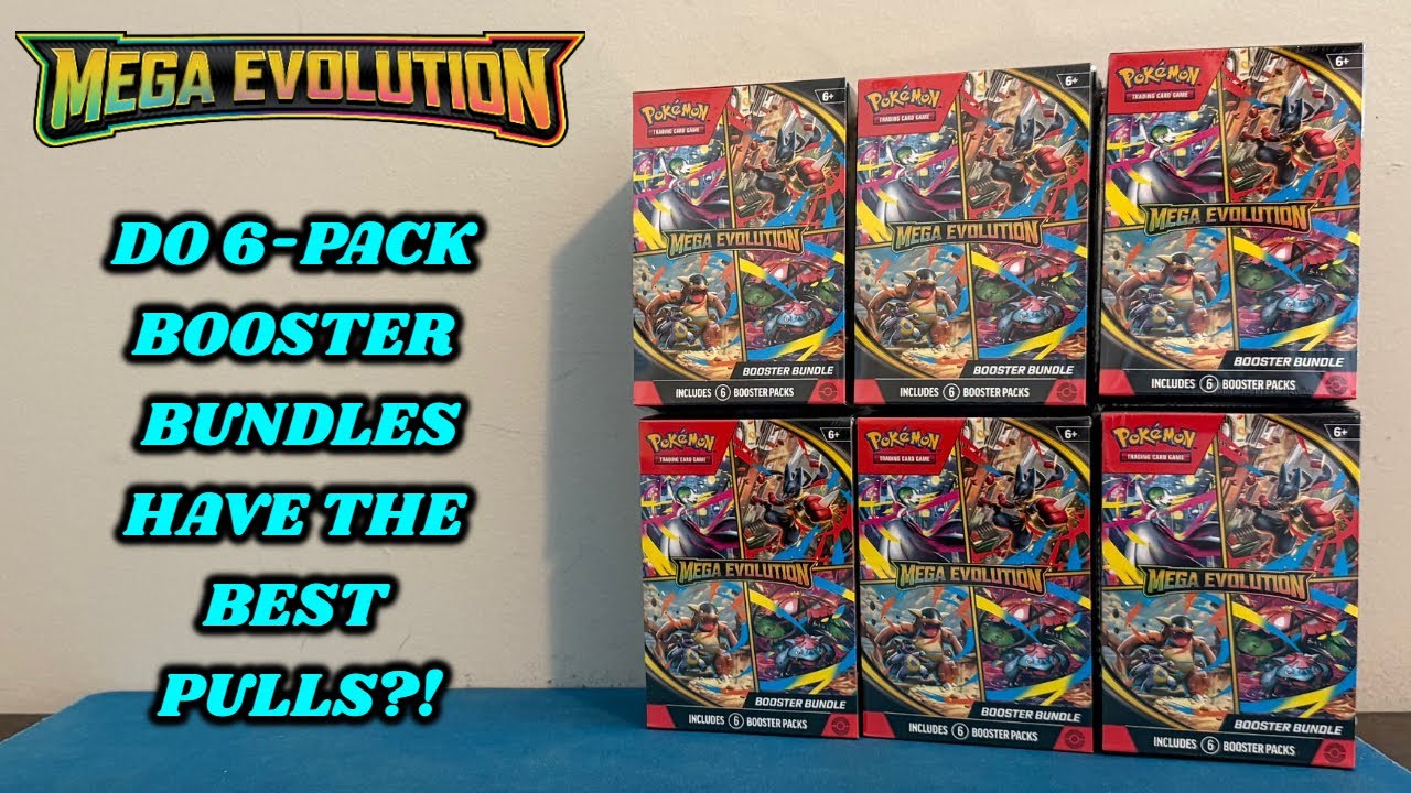 WOW!! Are MEGA EVOLUTION Booster Bundles the BEST PRODUCT from this NEW ...