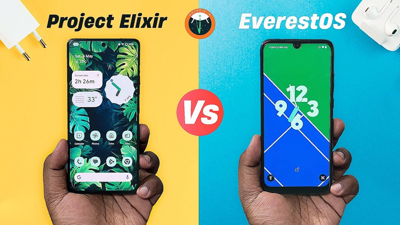 ⚡Project Elixir Vs EverestOS - Android 14 (Smooth Ui) - YouTube