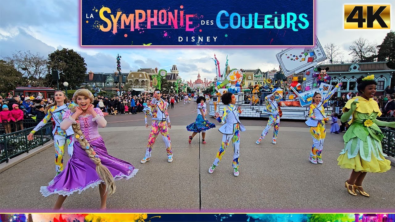 PARADE A Million Splashes of Colour - DISNEYLAND PARIS 2024 (Full Show ...