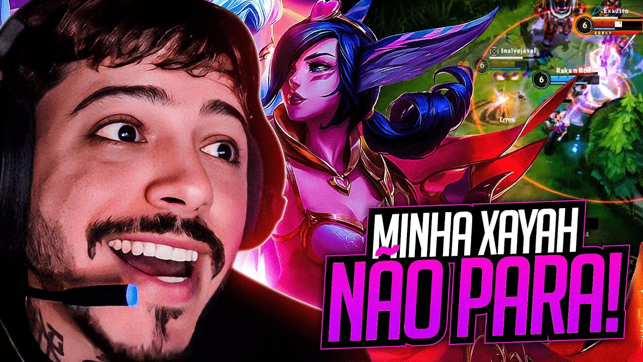 MINHA XAYA BATE E BATE E BATE E NÃO PARA - WILD RIFT - YouTube