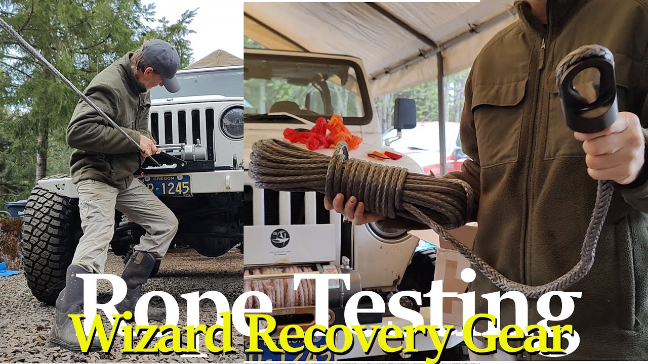 Testing a new winch rope - Black Magic Brakes & Wizard Recovery Gear ...