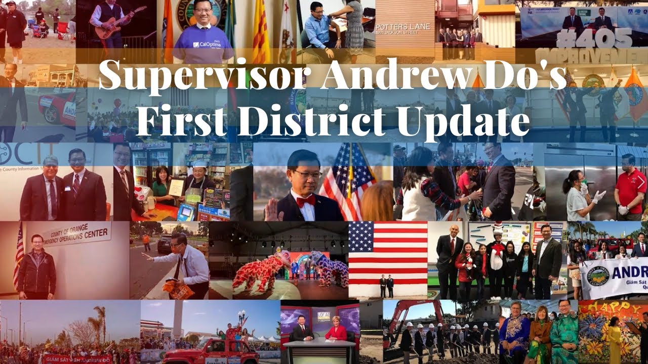 Supervisor Andrew Do's First District Update - YouTube