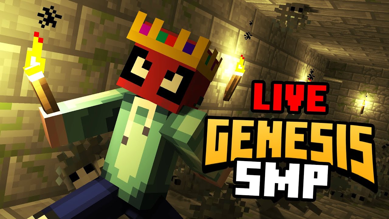 🔴Playing On The Most SUS Minecraft Smp For 4 Hours Straight || Genesis ...