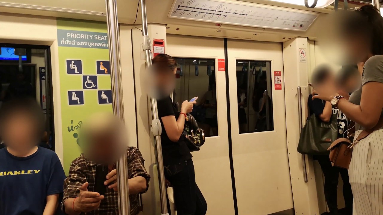 Bangkok MRT Blue Line『Siemens Modular Metro』From Khlong Toei Station to ...