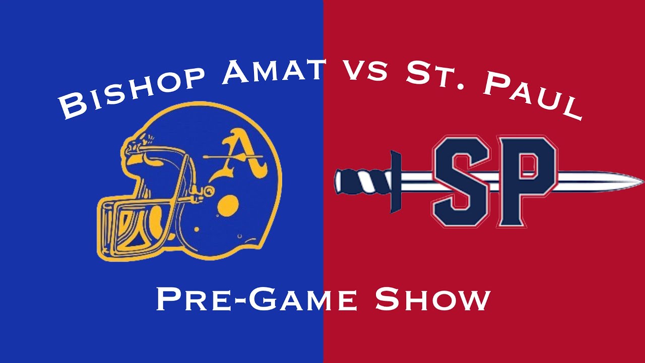 Bishop Amat vs St. Paul: Pre game interview w/ Ryan Salcedo - YouTube