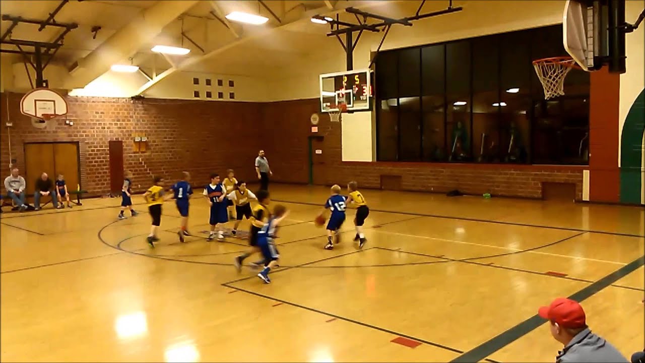 Lawrence Shockers - Hoopsters Basketball League (4th Grade) - YouTube