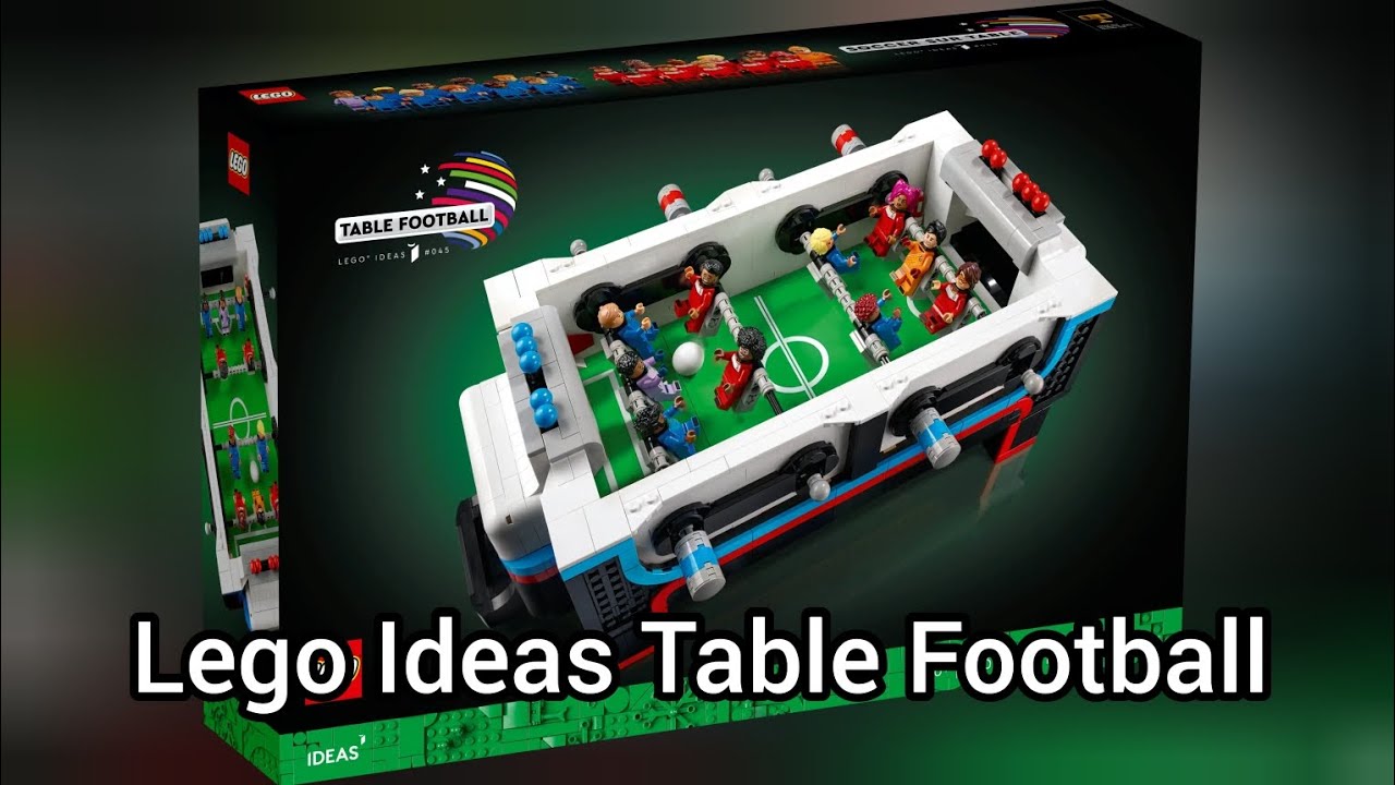Lego Ideas Table Football Build Instructions - YouTube