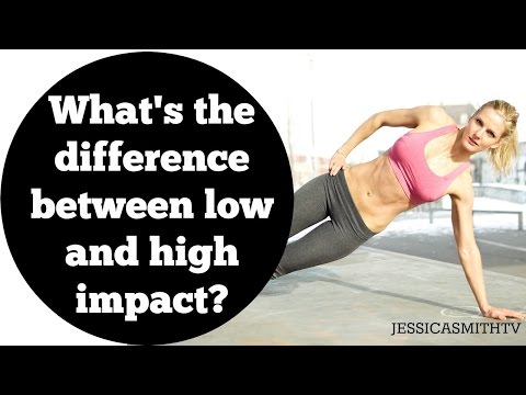 What's the difference between low and high impact exercise, workouts?