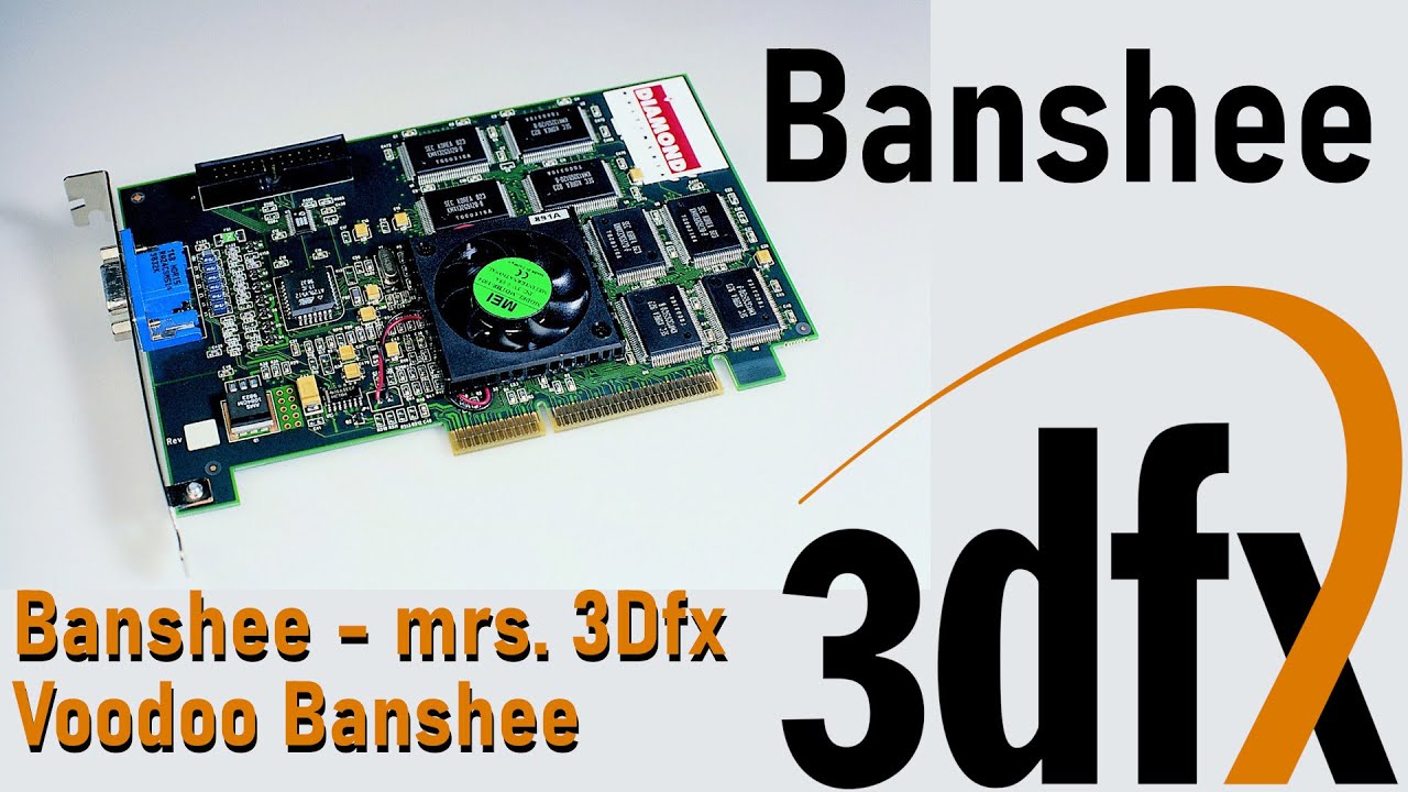 Banshee: mrs. 3Dfx Voodoo Banshee - YouTube