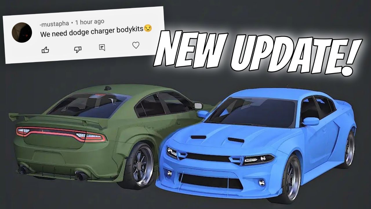 NEW UPDATE! | New BODYKITS For Dodge Charger | Car Parking Multiplayer ...