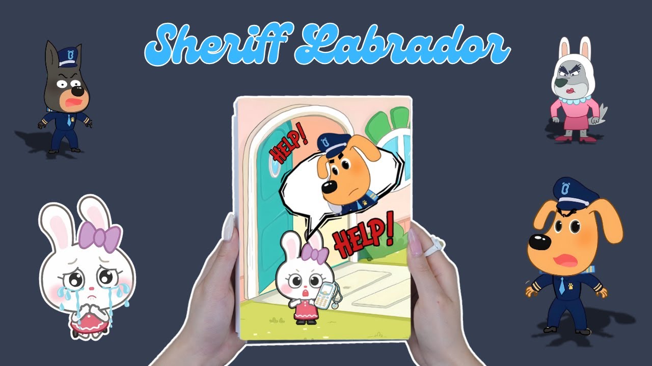 [Tutorial] How to make a Sheriff Labrador & Sheriff Papillon Quiet Book ...
