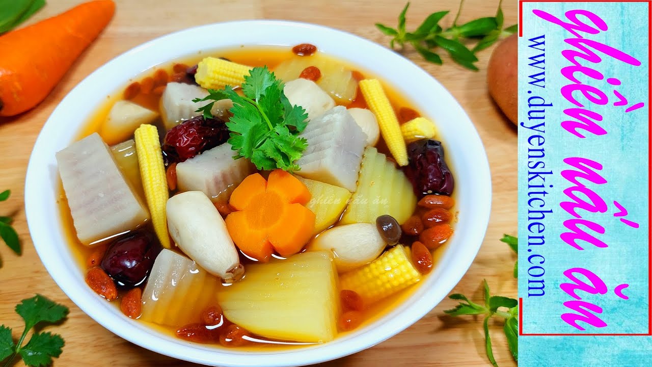 Canh Khoai Tiềm Nấu Chay | Canh Tiềm Chay, Canh Chay | Món Ăn Chay By ...