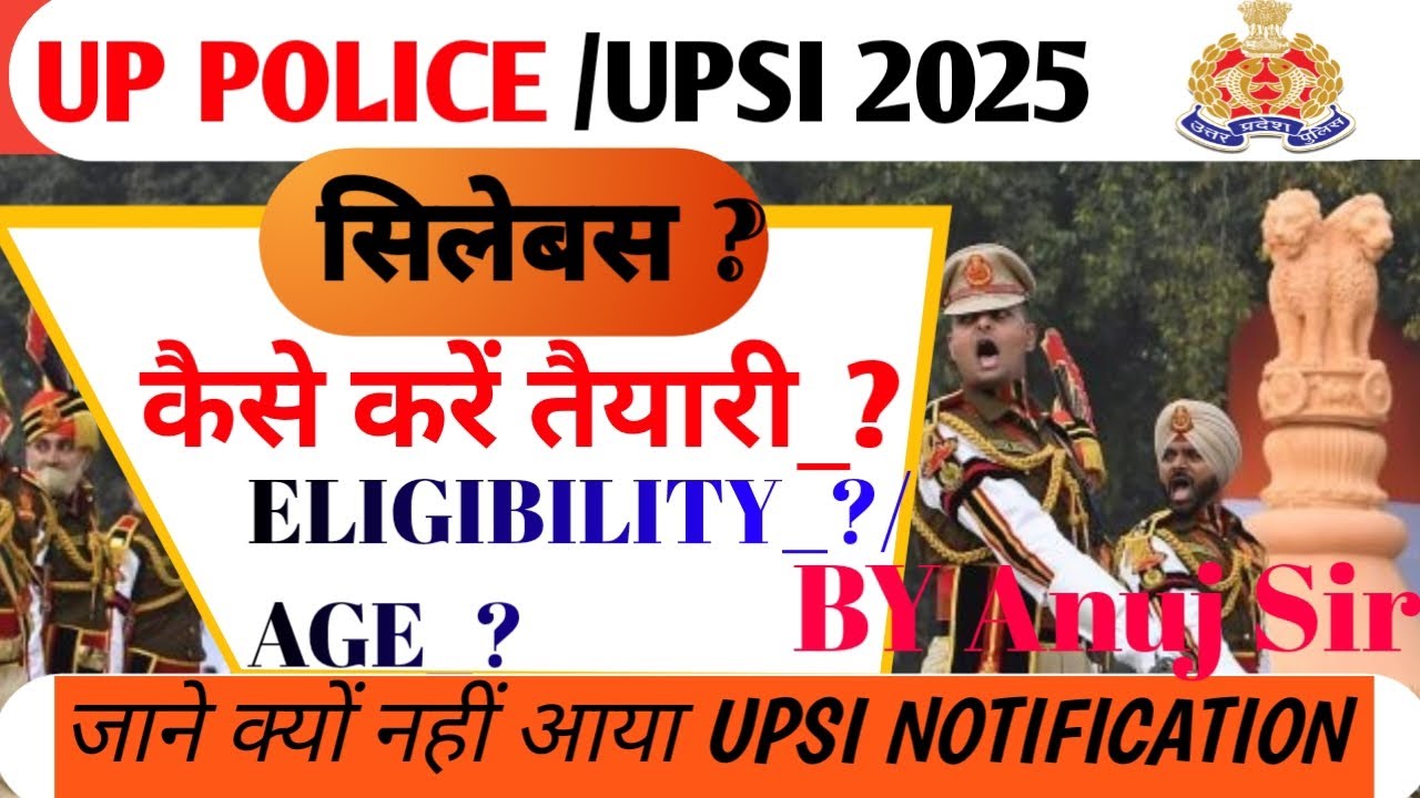 UPSI 2025 Complete Syllabus + Exam Pattern Explained#UPSI SYLLABUS BY ...