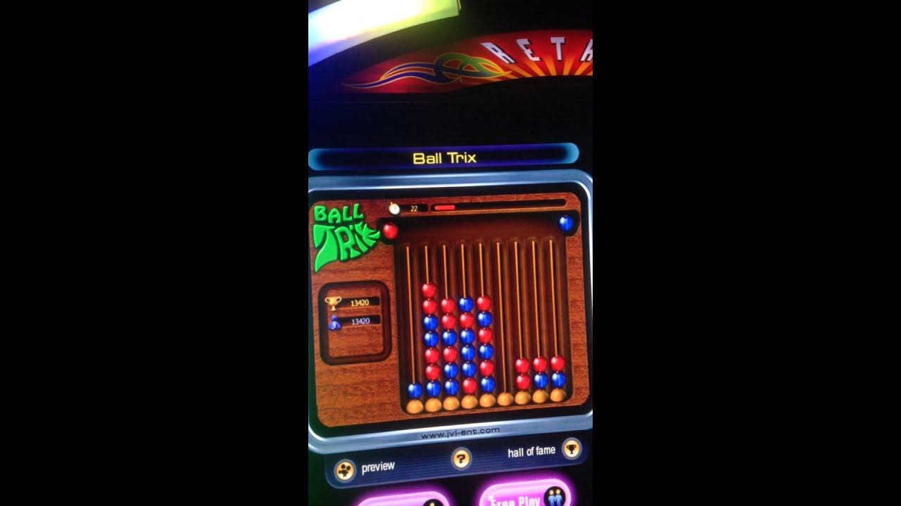 JVL Retro Countertop arcade list of games - YouTube