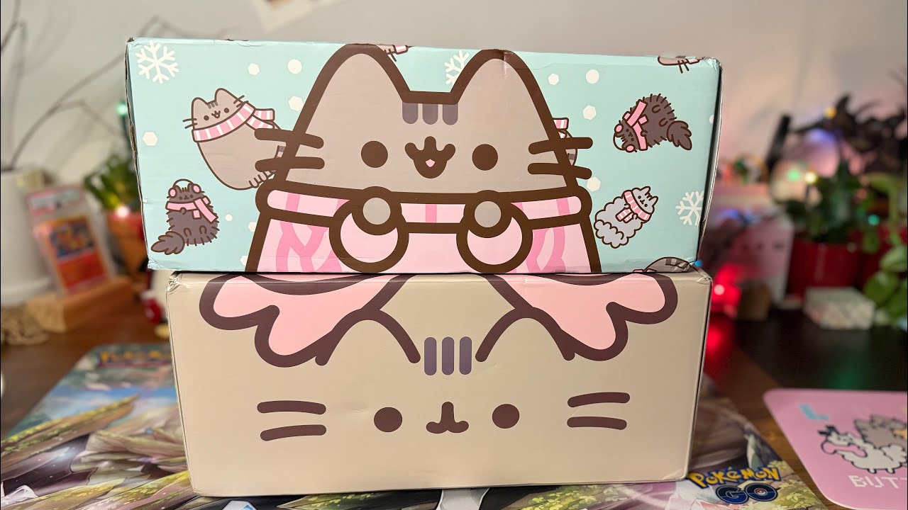 Winter Pusheen Box and Cat Kit - Unboxing ASMR - YouTube