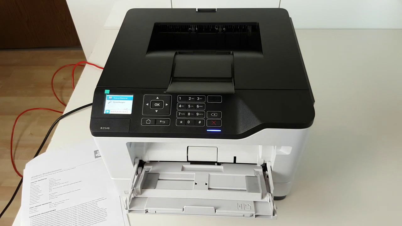 Lexmark B2546DW - YouTube