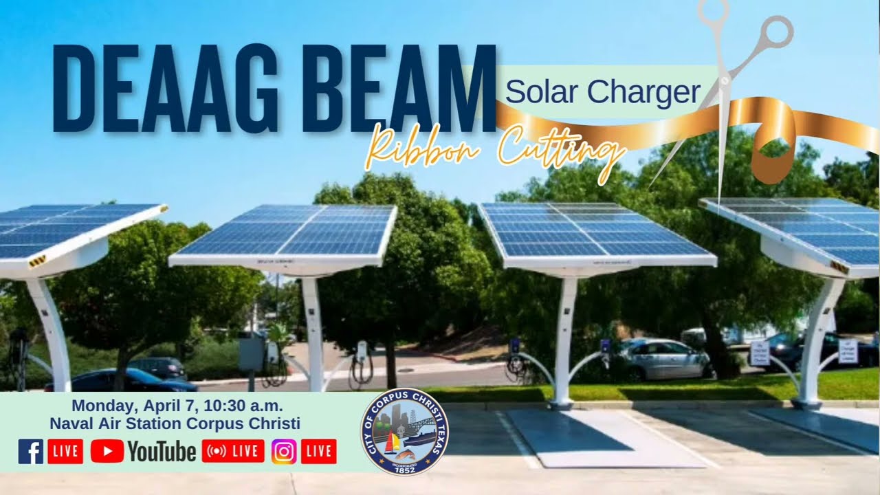 City of Corpus Christi | DEAAG EV Solar Chargers Ribbon Cutting April 7 ...