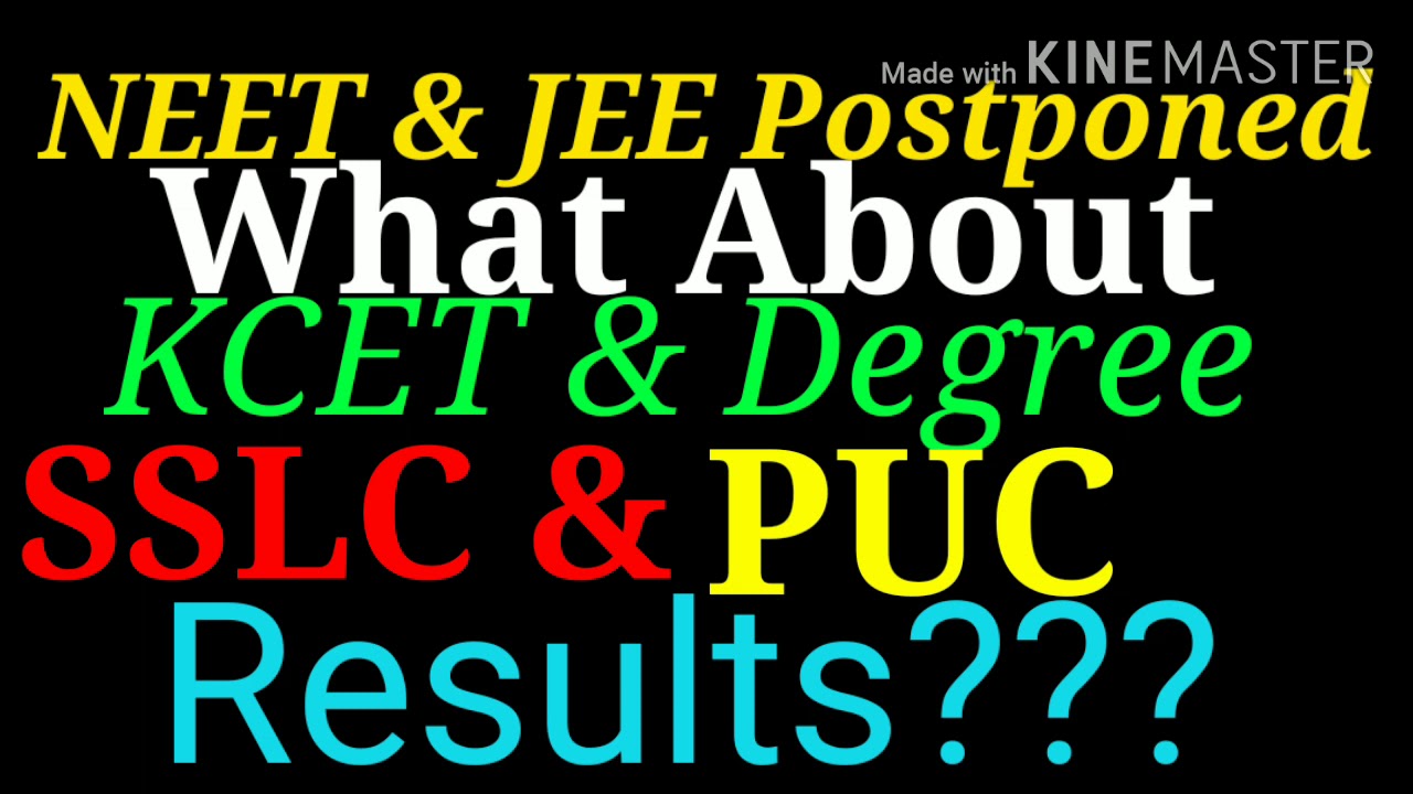 NEET JEE Exam Date KCET Exam SSLC PUC Exam Results YouTube neet-jee-exam-date-kcet-exam-sslc-puc-exam-results-youtube