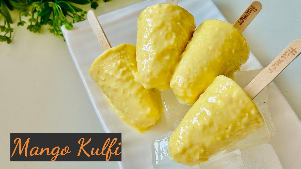 Mango Kulfi Recipe l Easy Way To Make Mango Kulfi At Home l Aam Ki ...