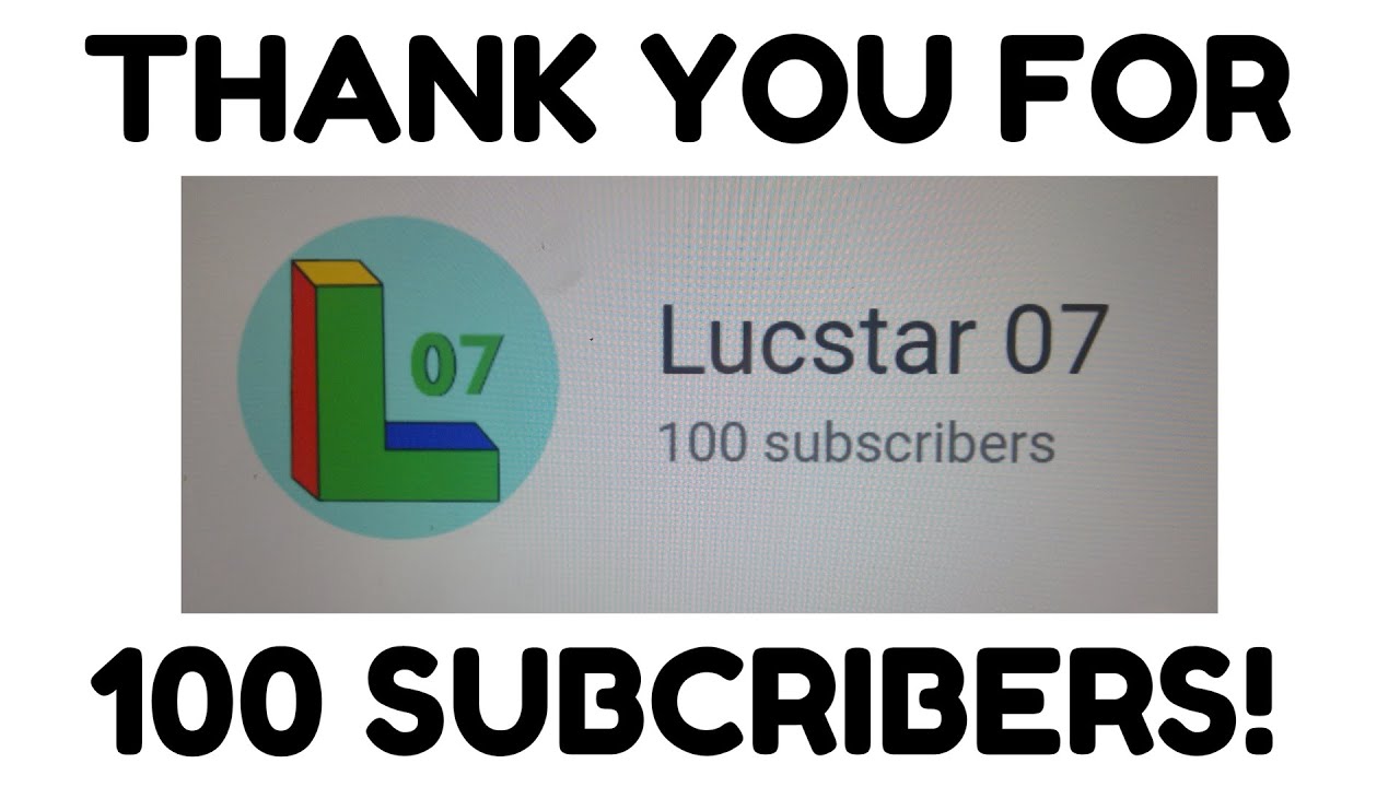 Thank you for 100 SUBSCRIBERS!! | 100 sub special - YouTube