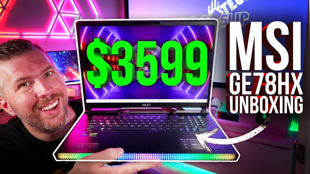 MSI Raider GE78HX Unboxing, Undervolt, Overclock, 5 Games, Timespy ...