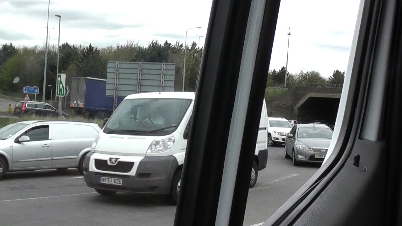 Old Catthorpe Interchange 03/05/2013 - Rearview - YouTube