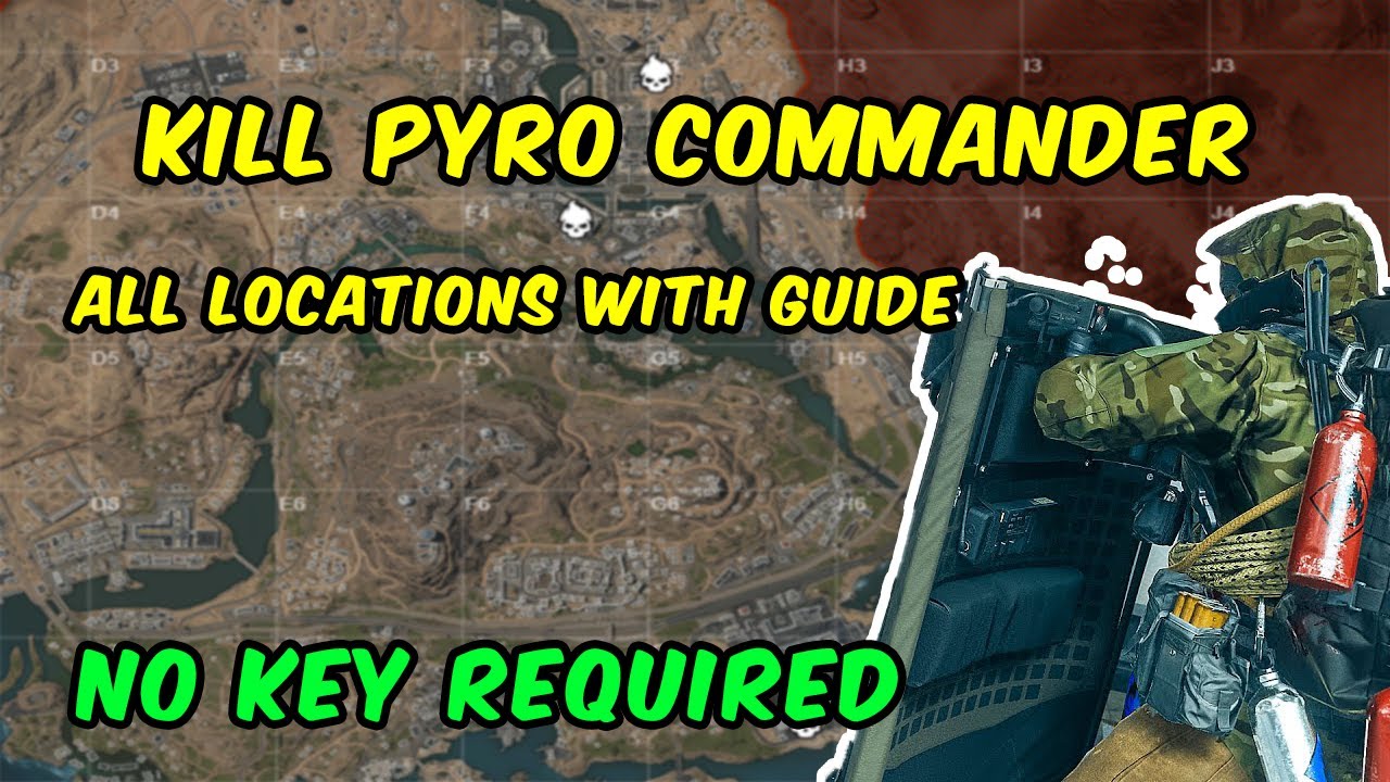 Kill Pyro Commander Without Any Key All Locations DMZ MW2 - YouTube