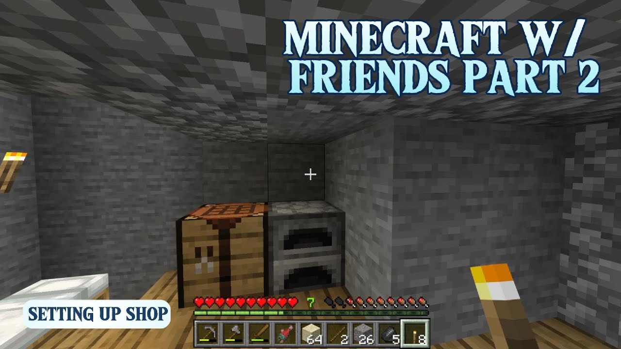 Minecraft w/ Friends Part 2 - YouTube
