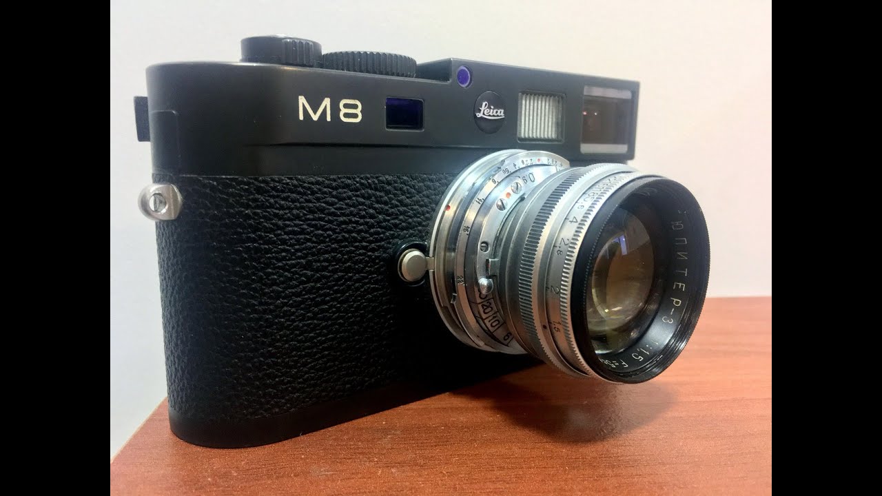 Contax RF-Leica M adapter with adjustable rangefinder coupling unit ...