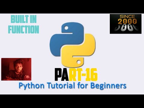 PYTHON TUTORIAL PART-16 BUILTIN FUNCTION IN TAMIL | SINCE 2000 - YouTube